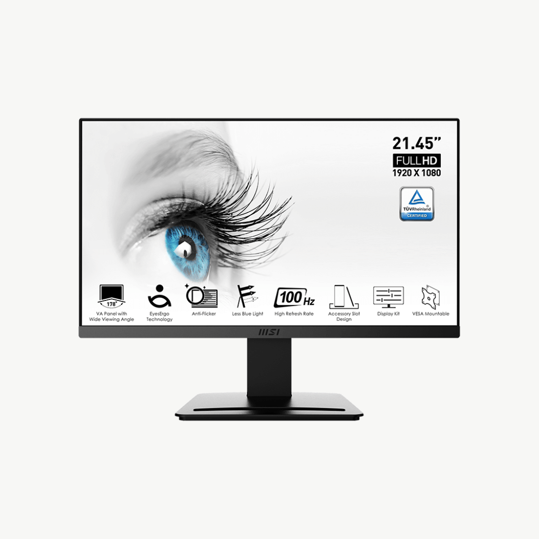 MSI Pro Mp223 22" Business Monitor for work and Home | ONIN Infosys
